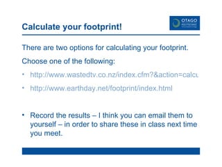 Ecological Footprint | PPT