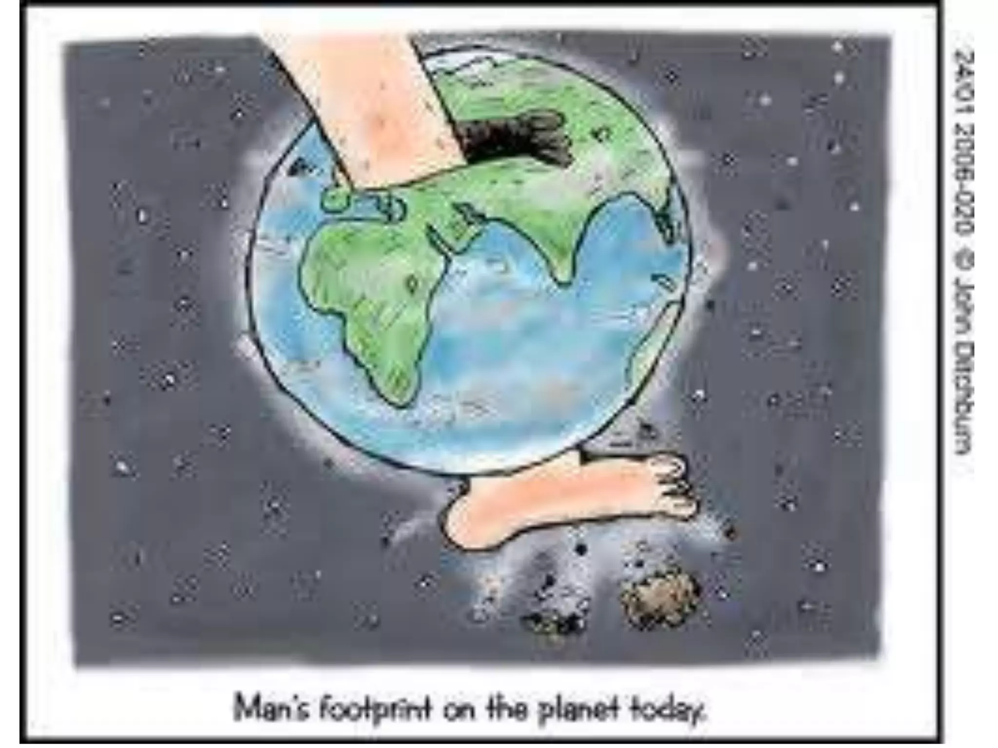 Ecological Footprint Cartoons | PPTX