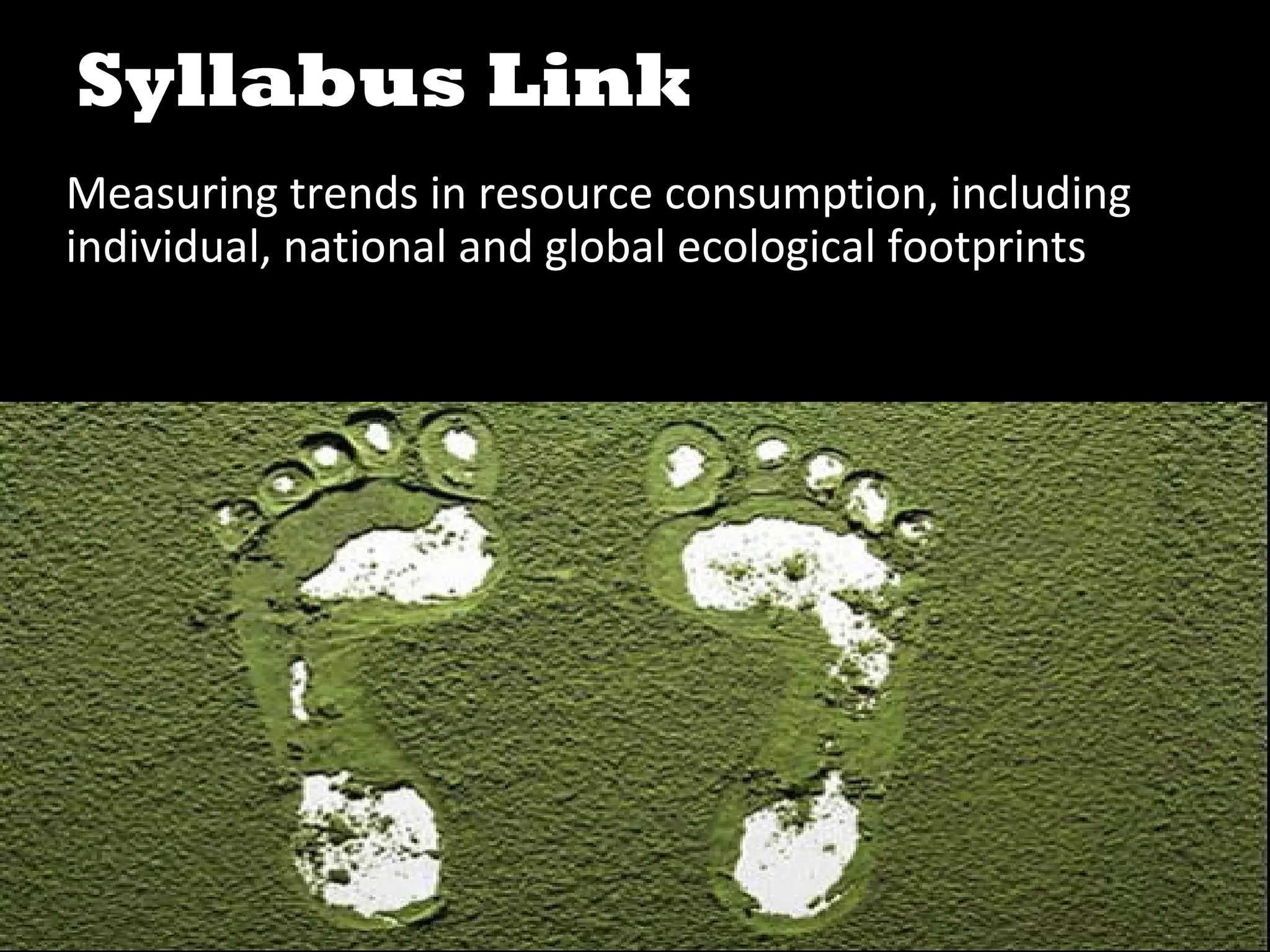 Ecological footprints introduction | PPT