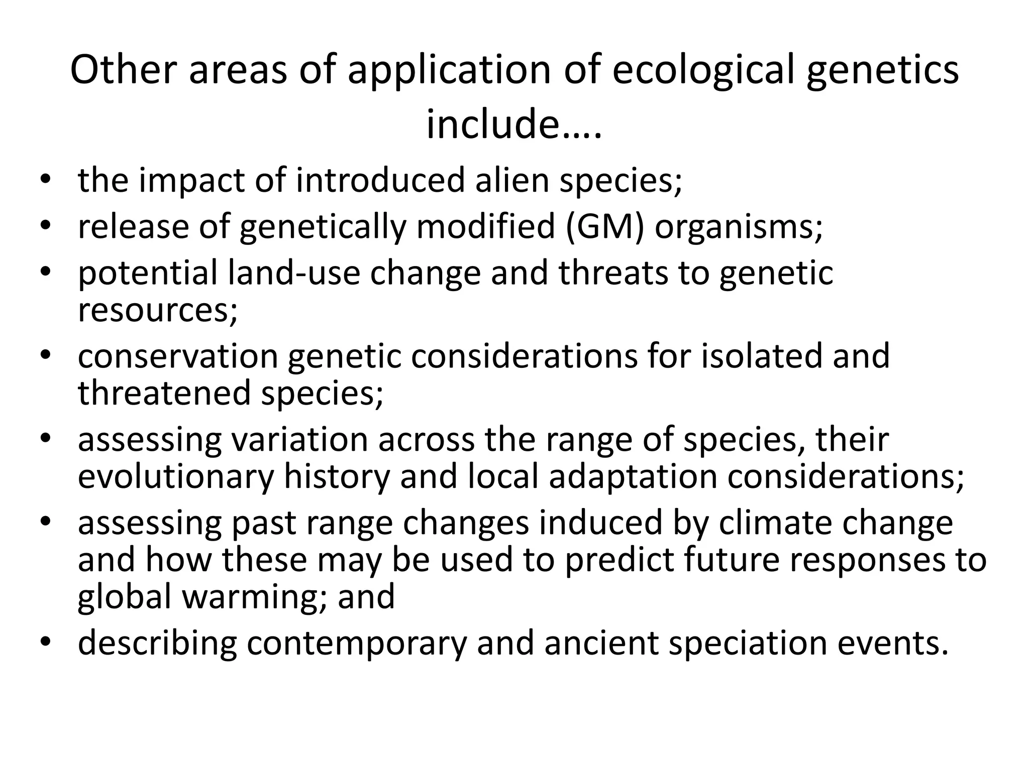 Ecological genetics and Molecular ecology.pptx