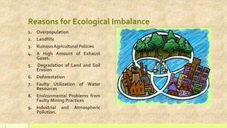 Ecological imbalance | PPTX