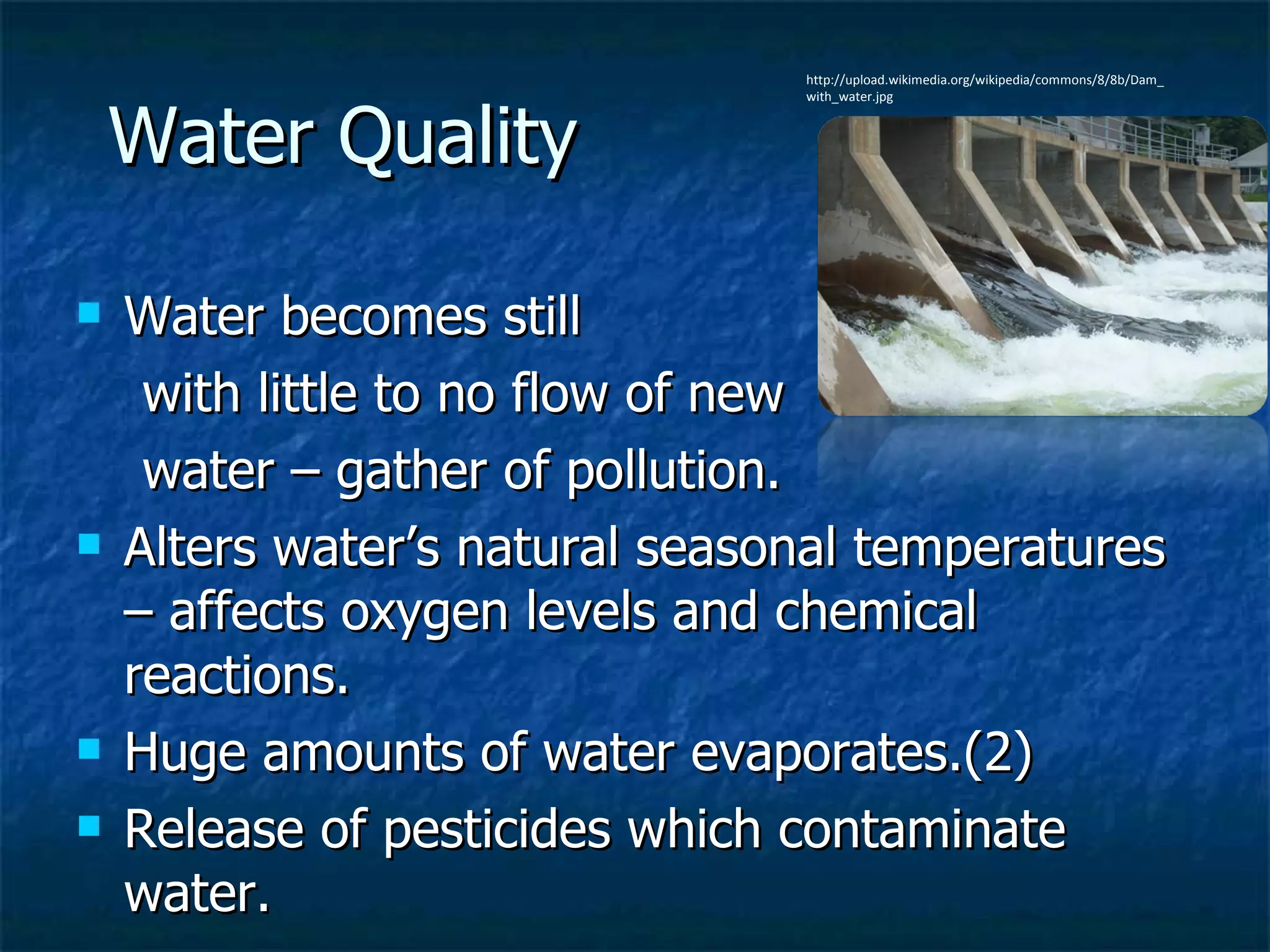 Ecological impacts of dams | PPT