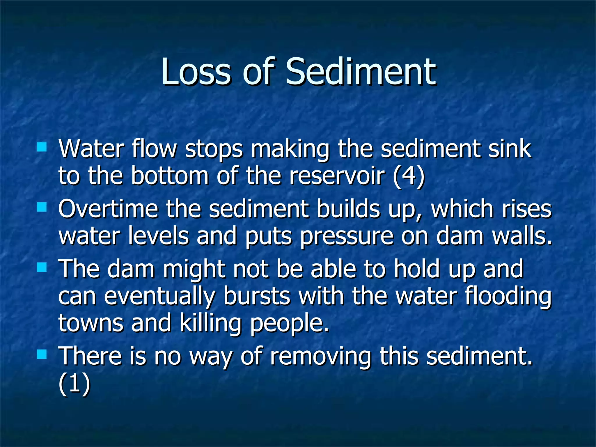 Ecological impacts of dams | PPT