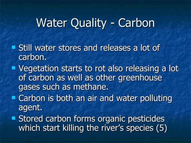 Ecological impacts of dams | PPT