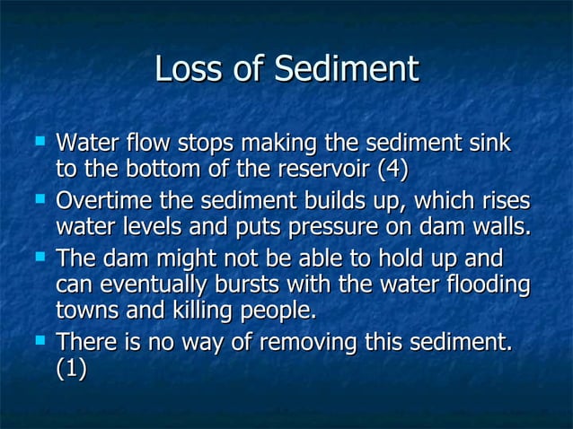 Ecological impacts of dams | PPT