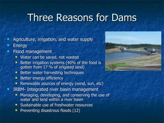 Ecological impacts of dams | PPT