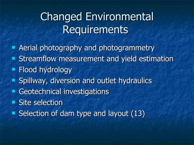 Ecological impacts of dams | PPT