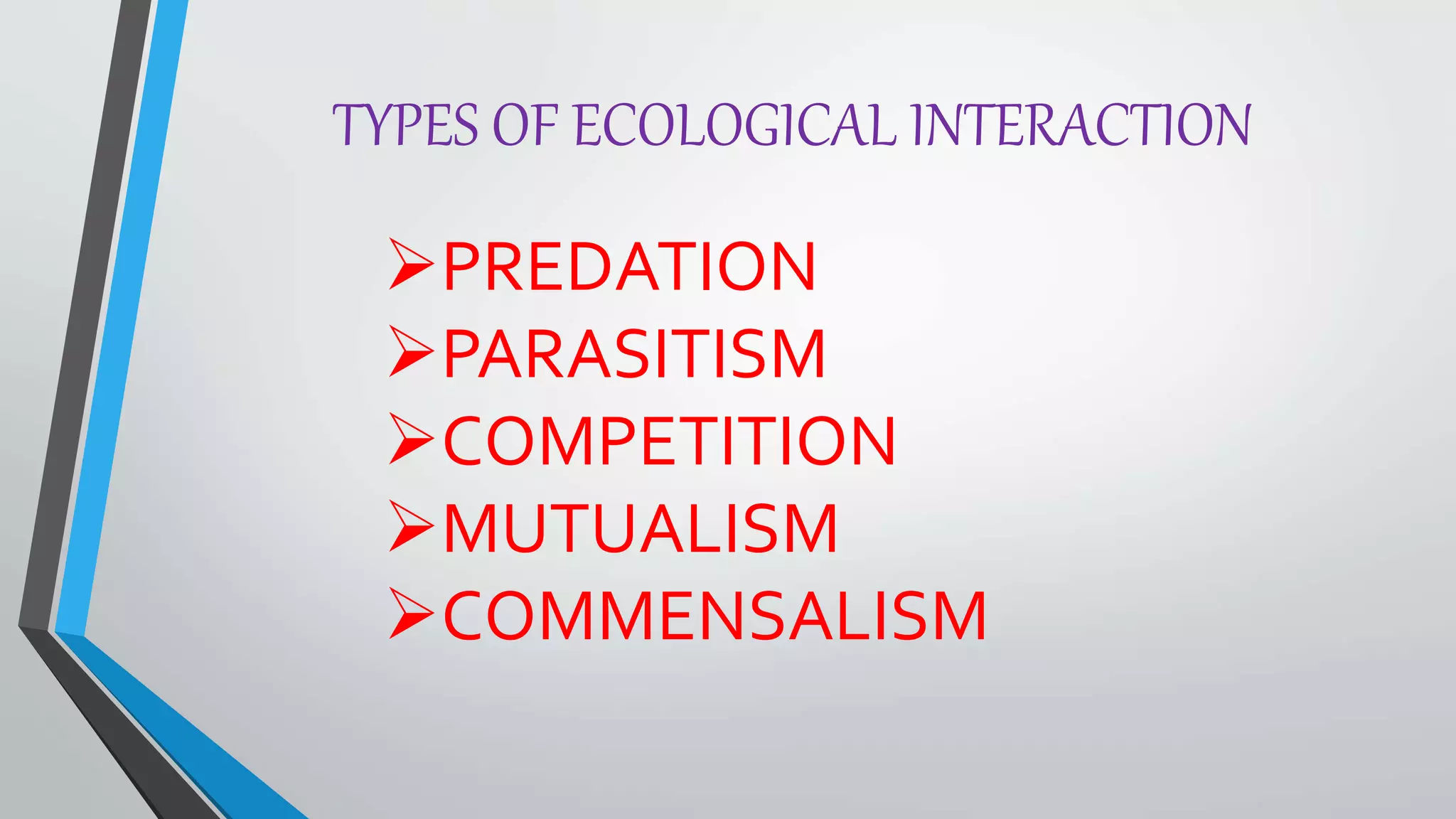 Ecological interactions | PPTX