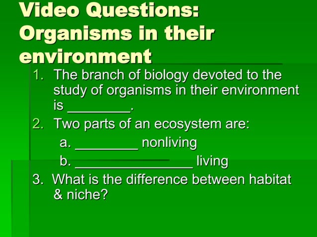 Ecological levels of organization | PPTX | Biological Sciences | Science