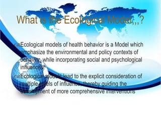 Ecological model | PPTX