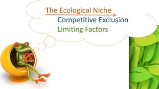 Ecological niche | PPTX