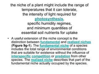 Ecological niche | PPTX