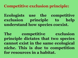 Ecological niche | PPTX
