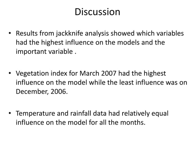 Applications of ecological niche modelling for mapping the risk of Rift ...