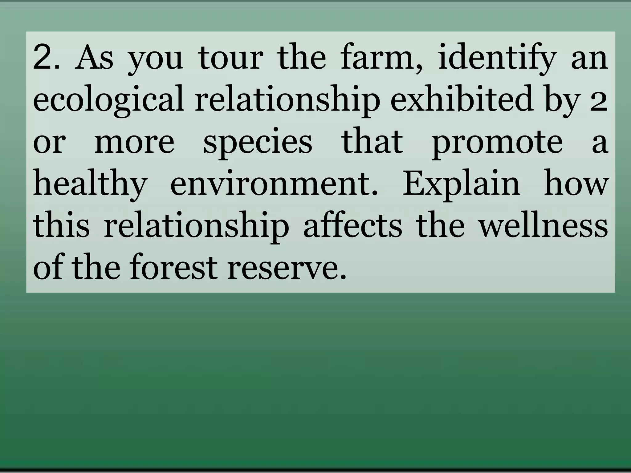 Ecological relationships | PPTX