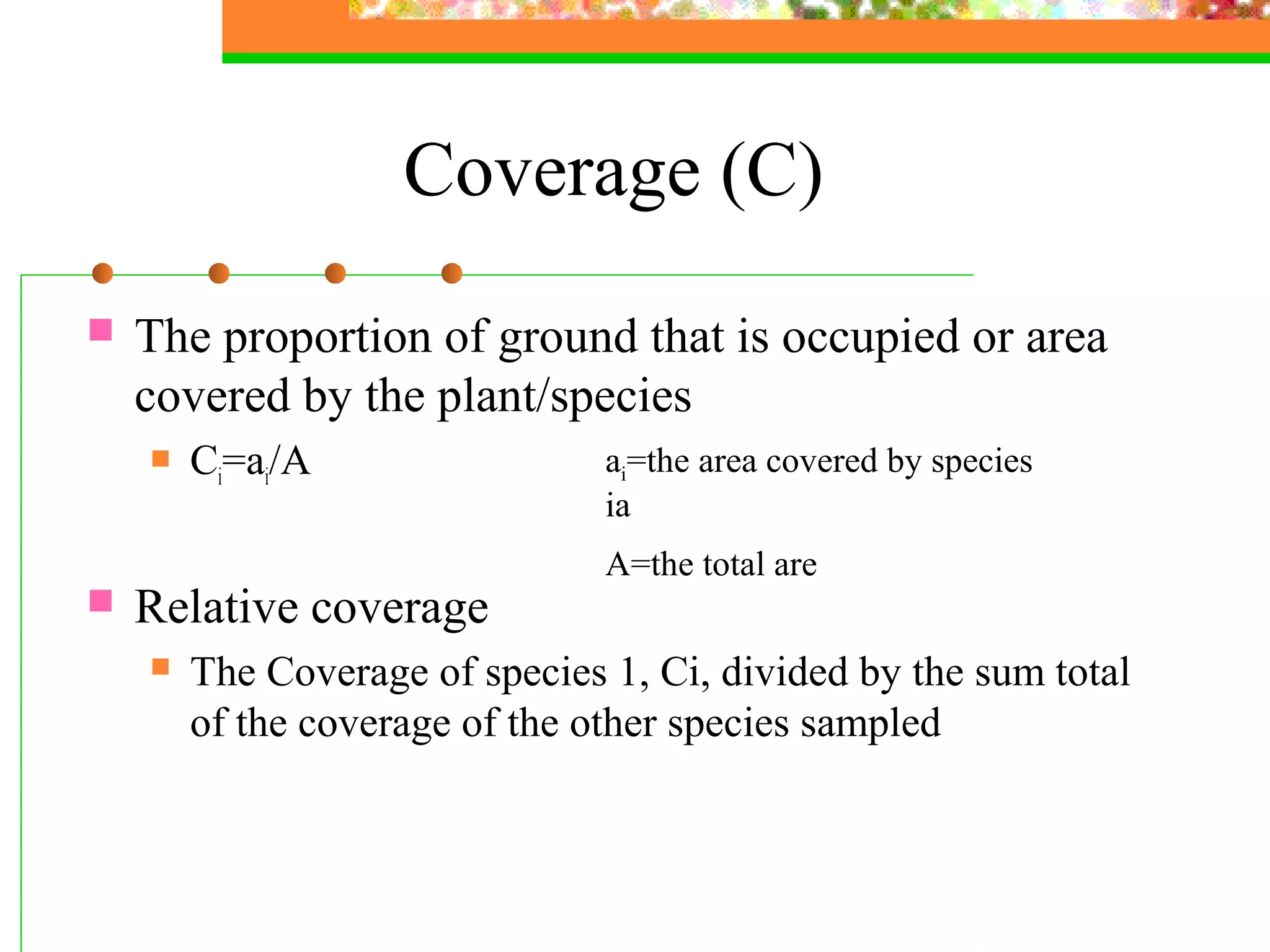 Ecological sampling | PPT