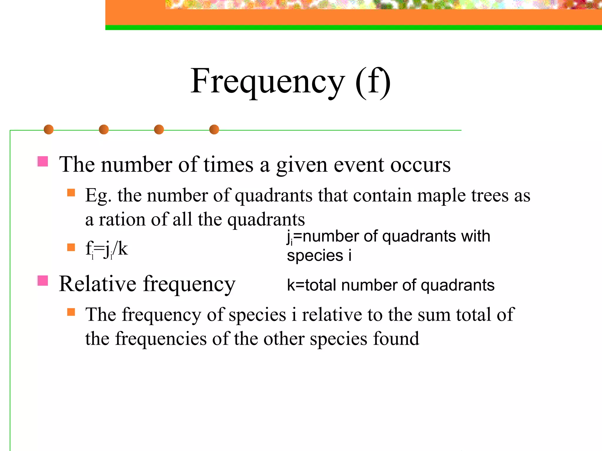 Ecological sampling | PPT