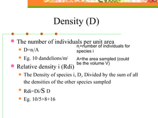 Ecological sampling | PPT