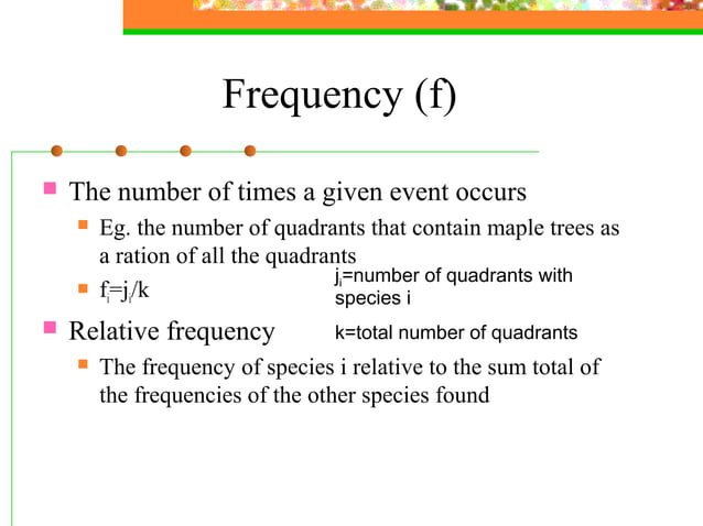 Ecological sampling | PPT | Geography | Science