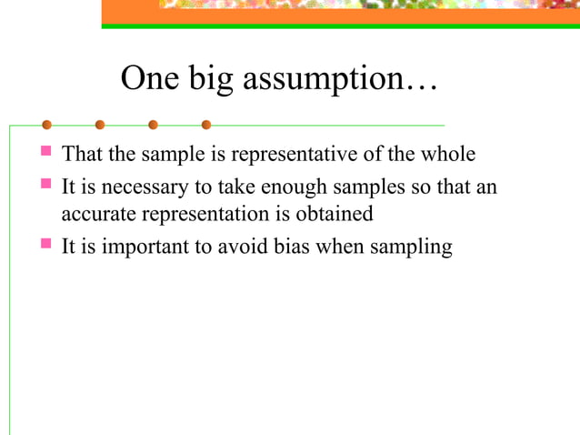 Ecological sampling | PPT | Geography | Science