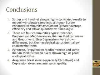 Ecological status and benthic macroinvertebrate communities of the ...