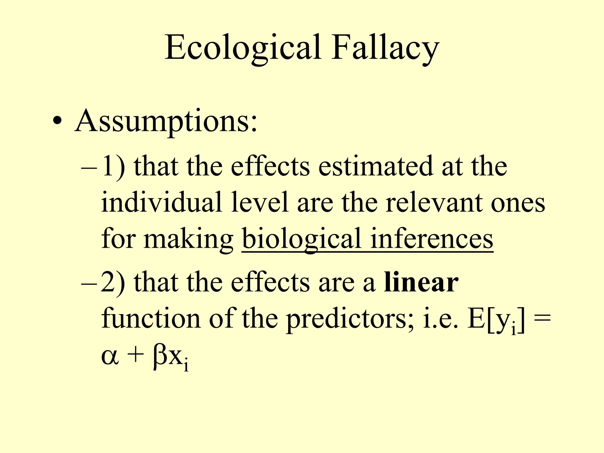 ecological study powerpoint presentation | PPTX