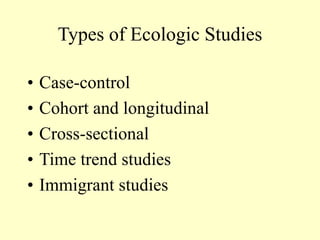 ecological study powerpoint presentation | PPTX