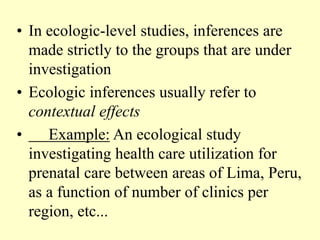 ecological study powerpoint presentation | PPTX