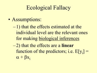 ecological study powerpoint presentation | PPTX