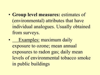 ecological study powerpoint presentation | PPTX