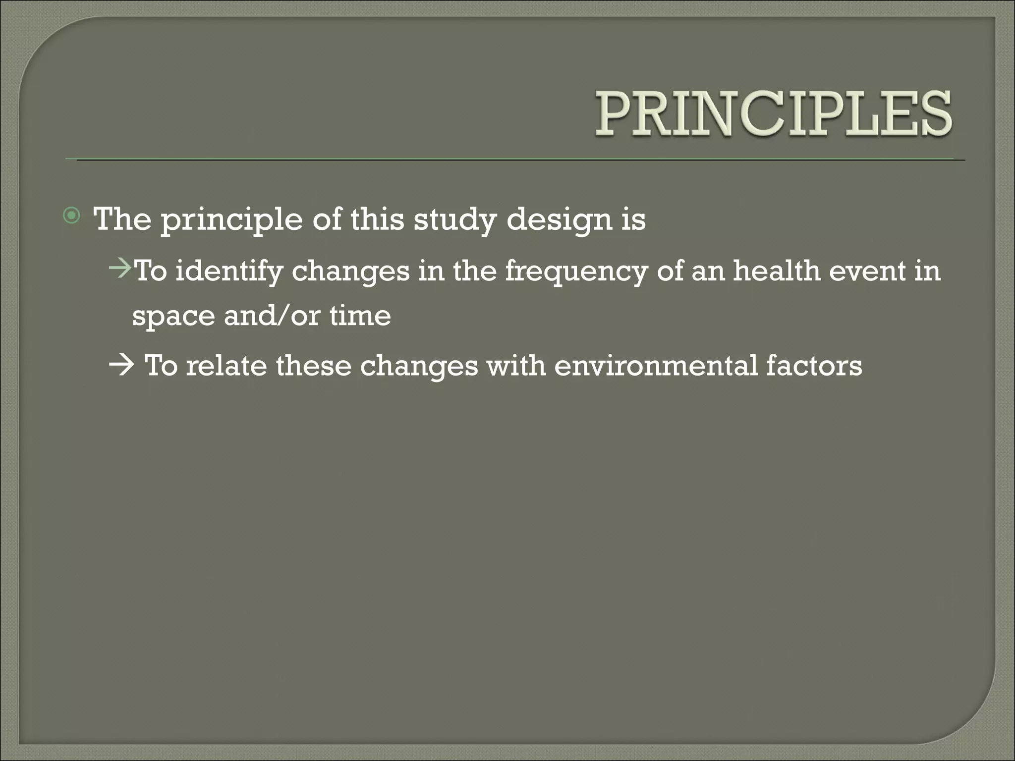 Ecological study | PPT