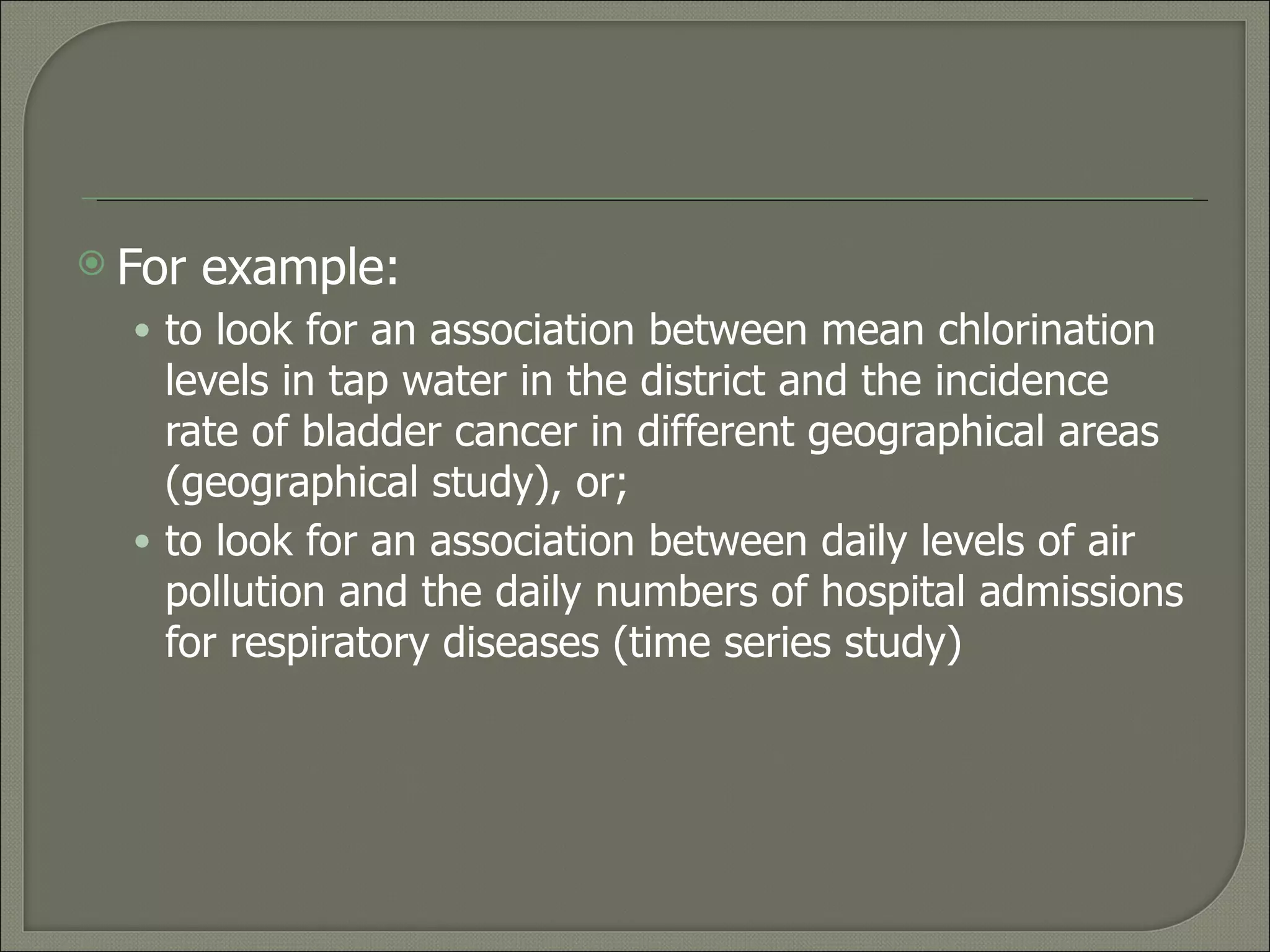 Ecological study | PPT