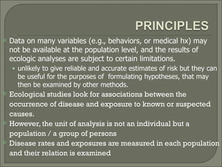 Ecological study | PPT
