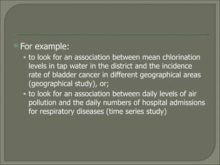 Ecological study | PPT