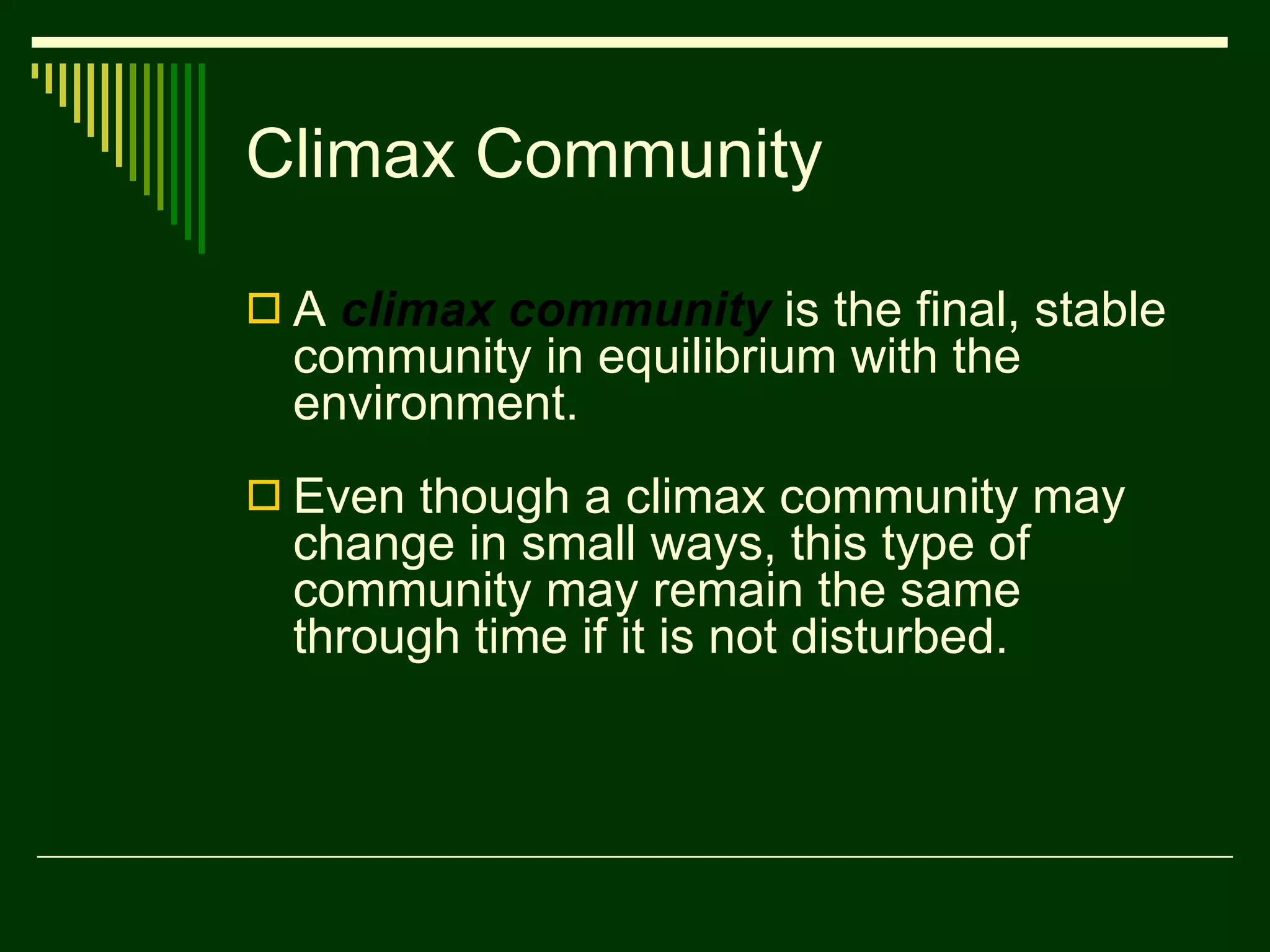 Ecological succession | PPT