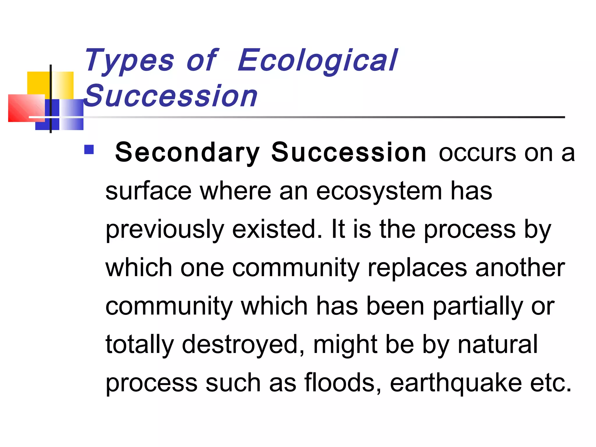 Ecological succession | PPT