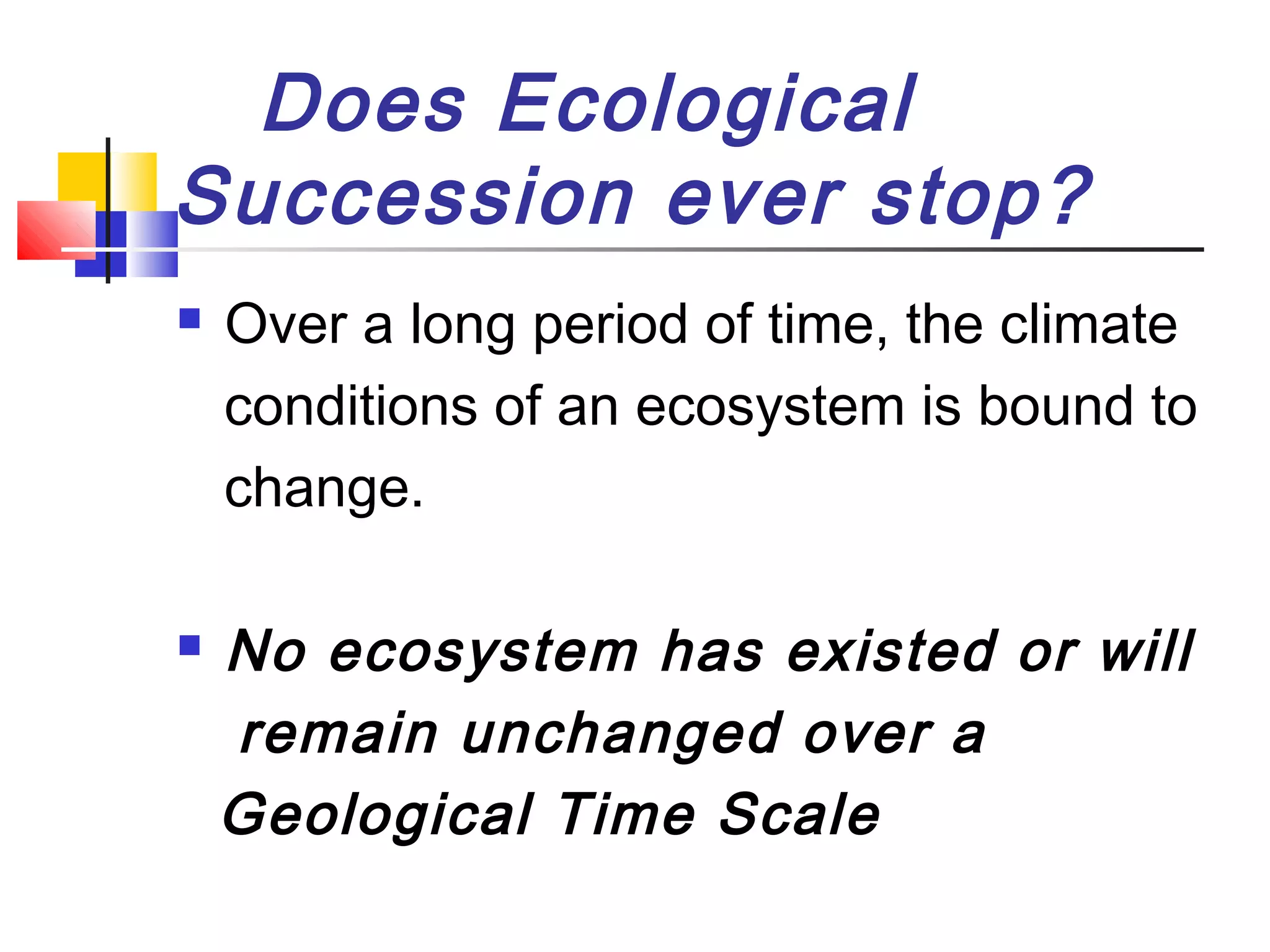 Ecological succession | PPT