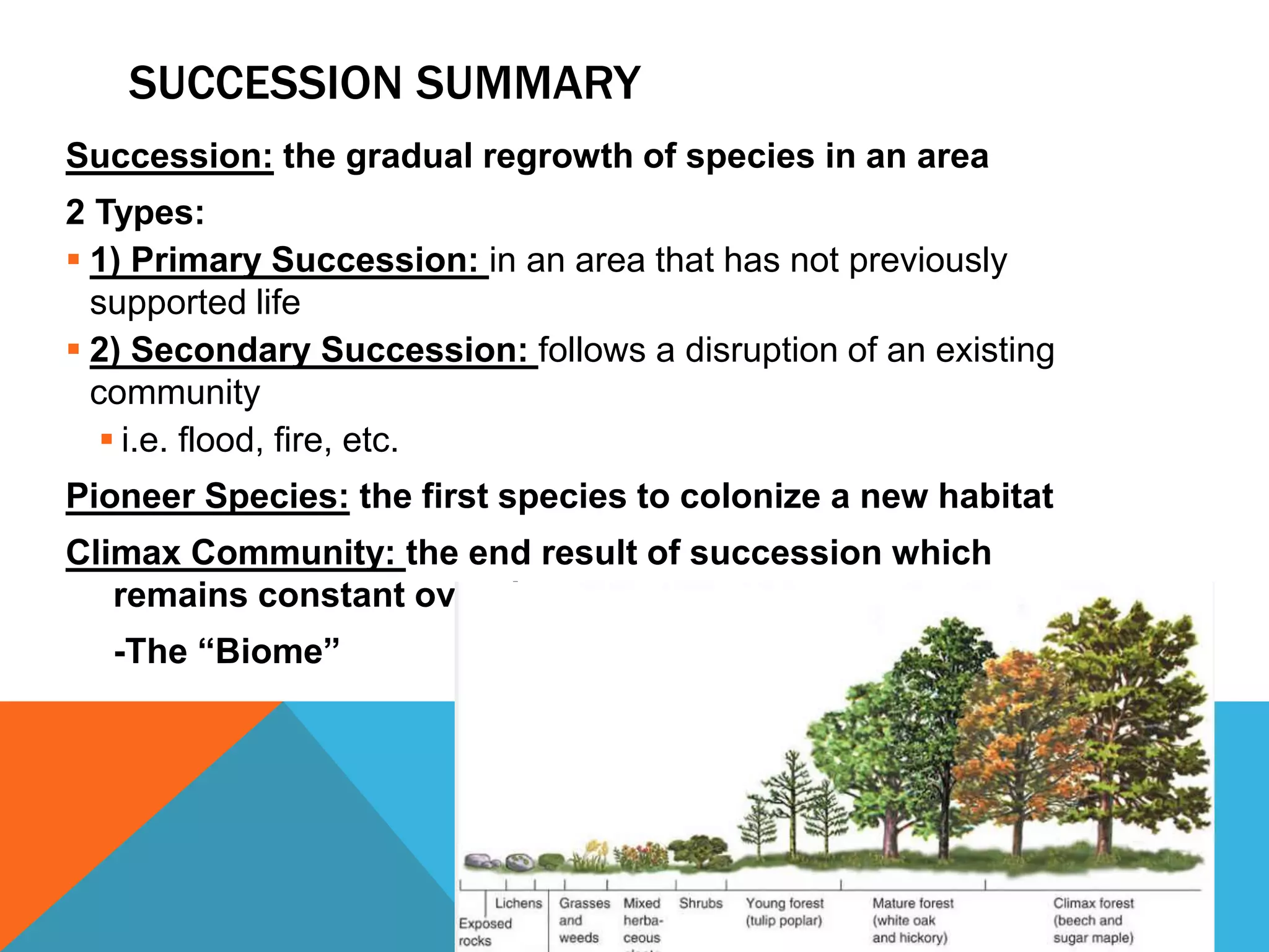 Ecological succession | PPTX