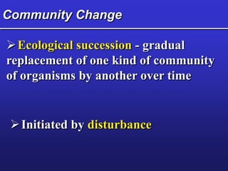 Ecological succession | PPTX