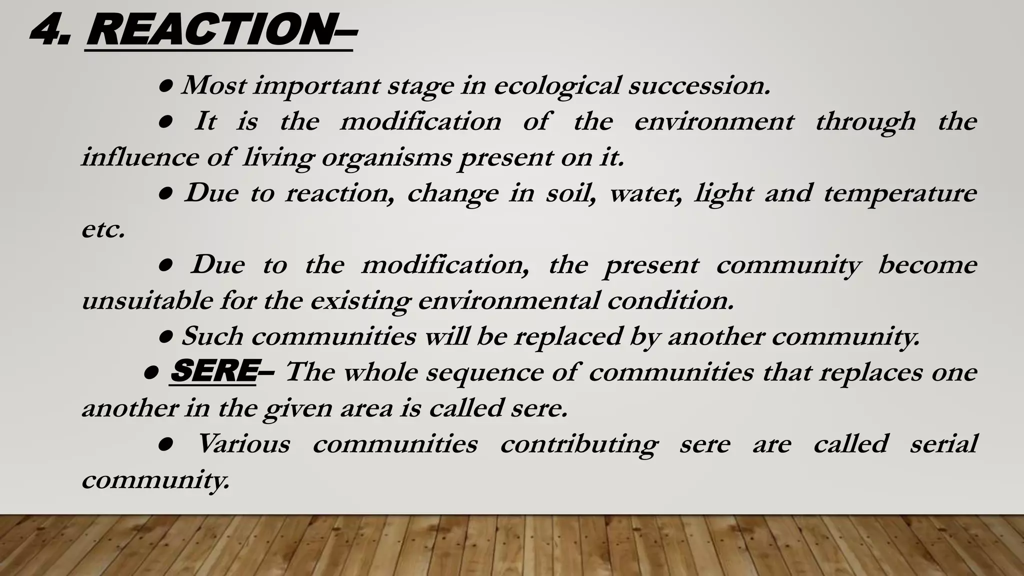 Ecological succession | PPTX | Zoos & Aquariums | Attractions