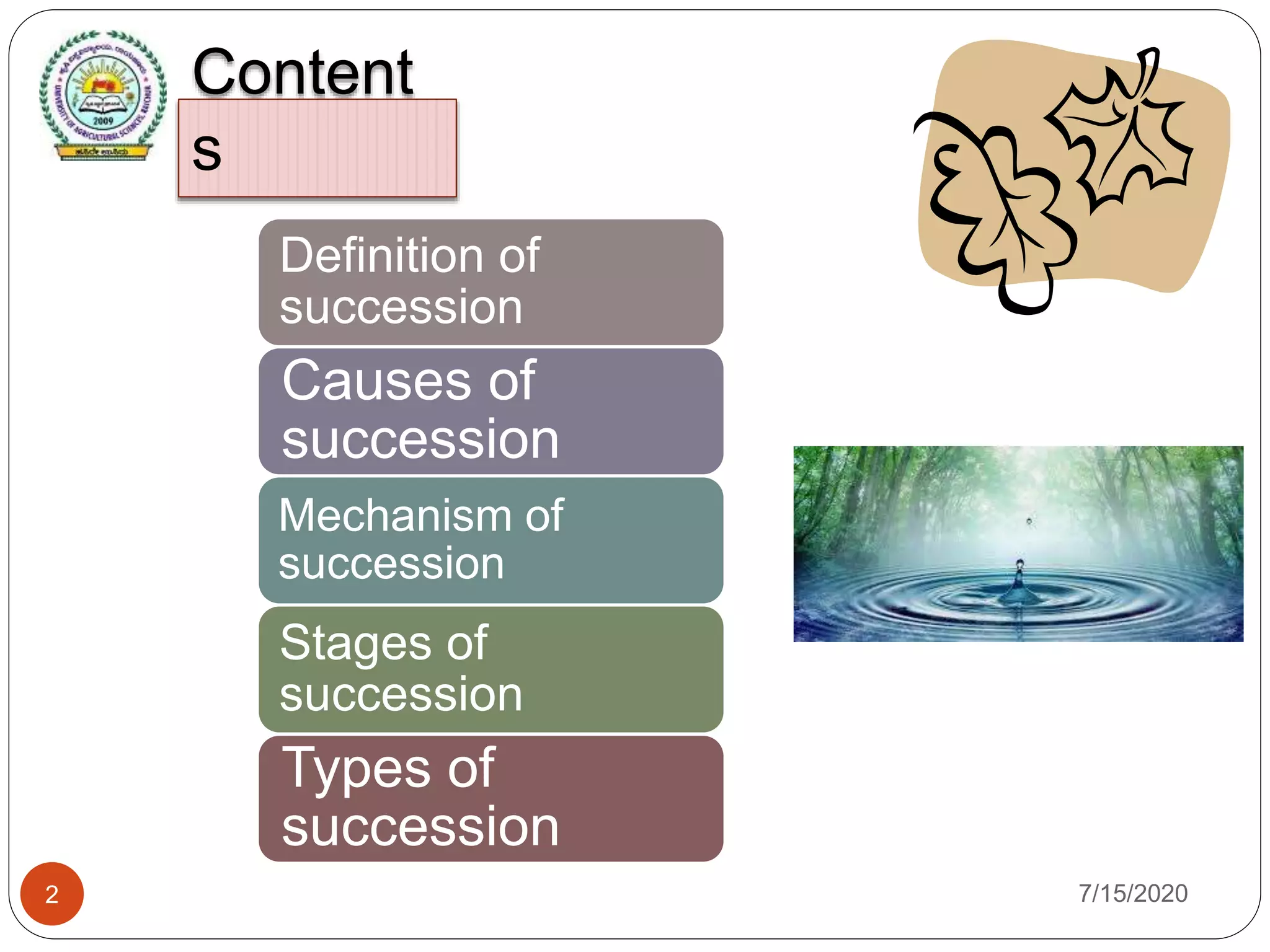 Ecological succession | PPTX