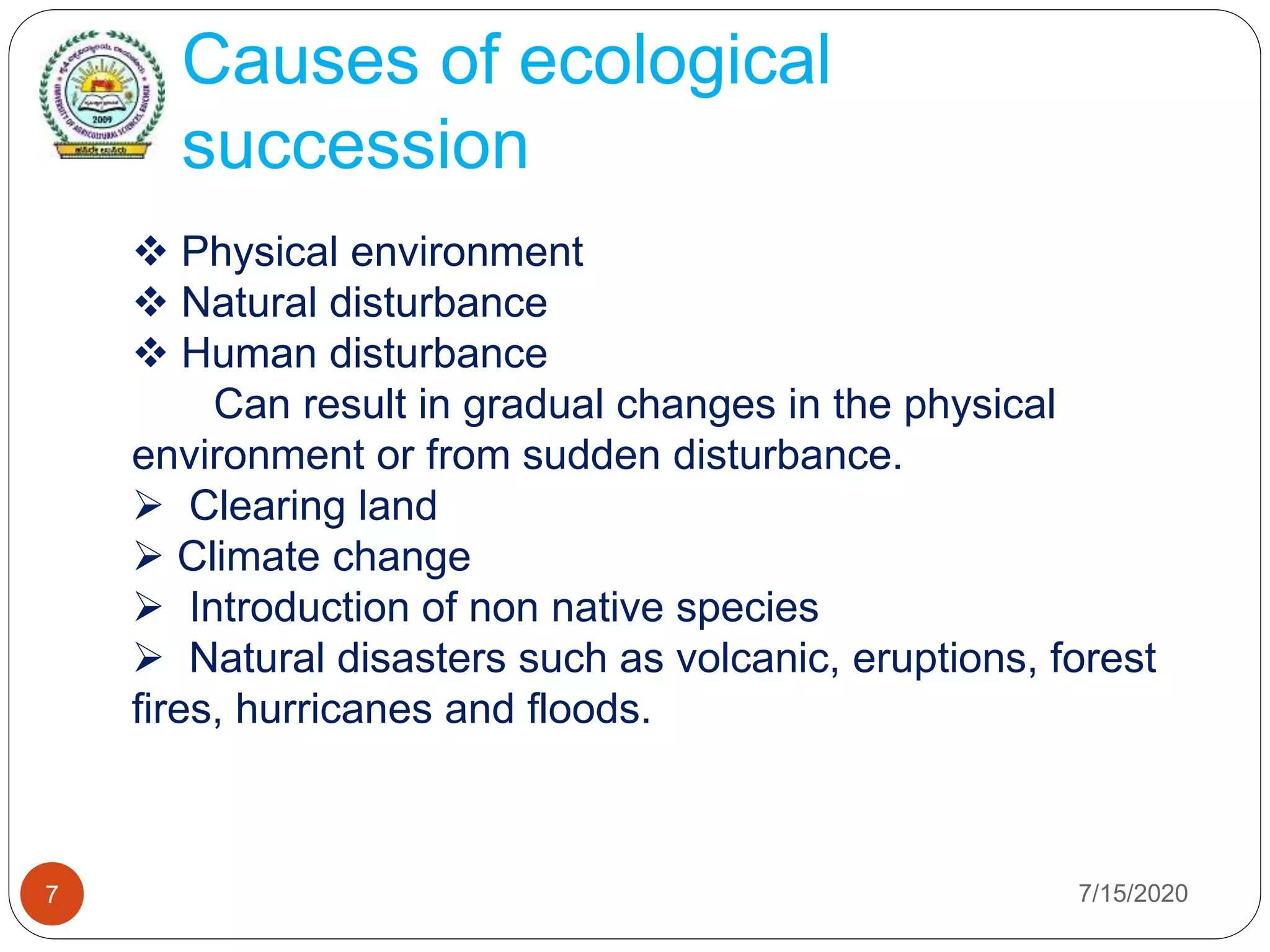 Ecological succession | PPTX