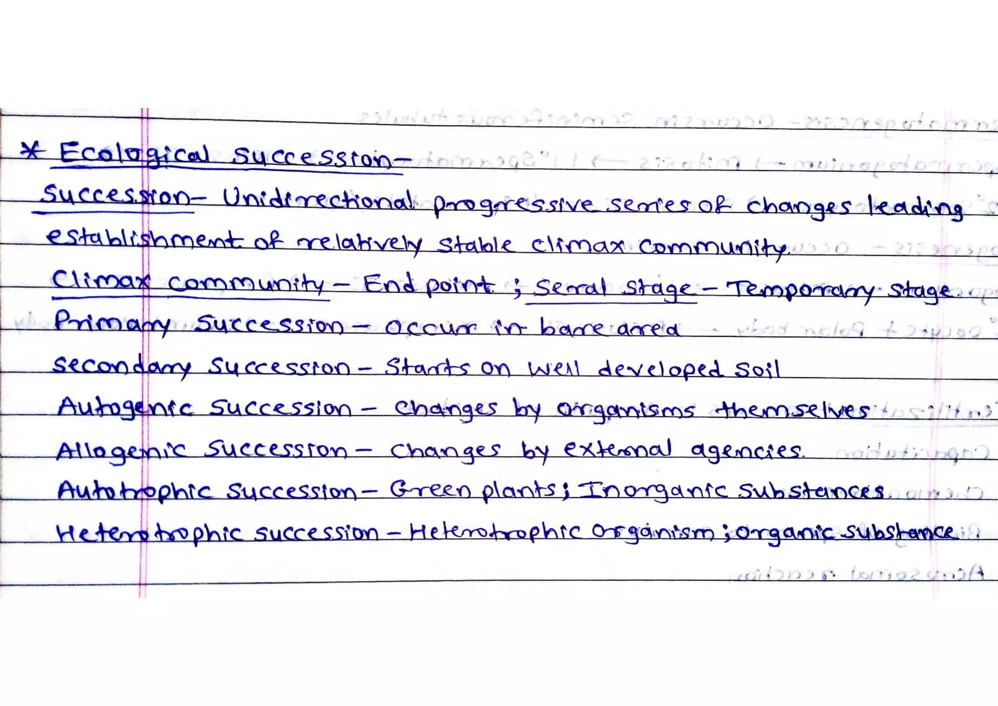 Ecological Succession | PDF