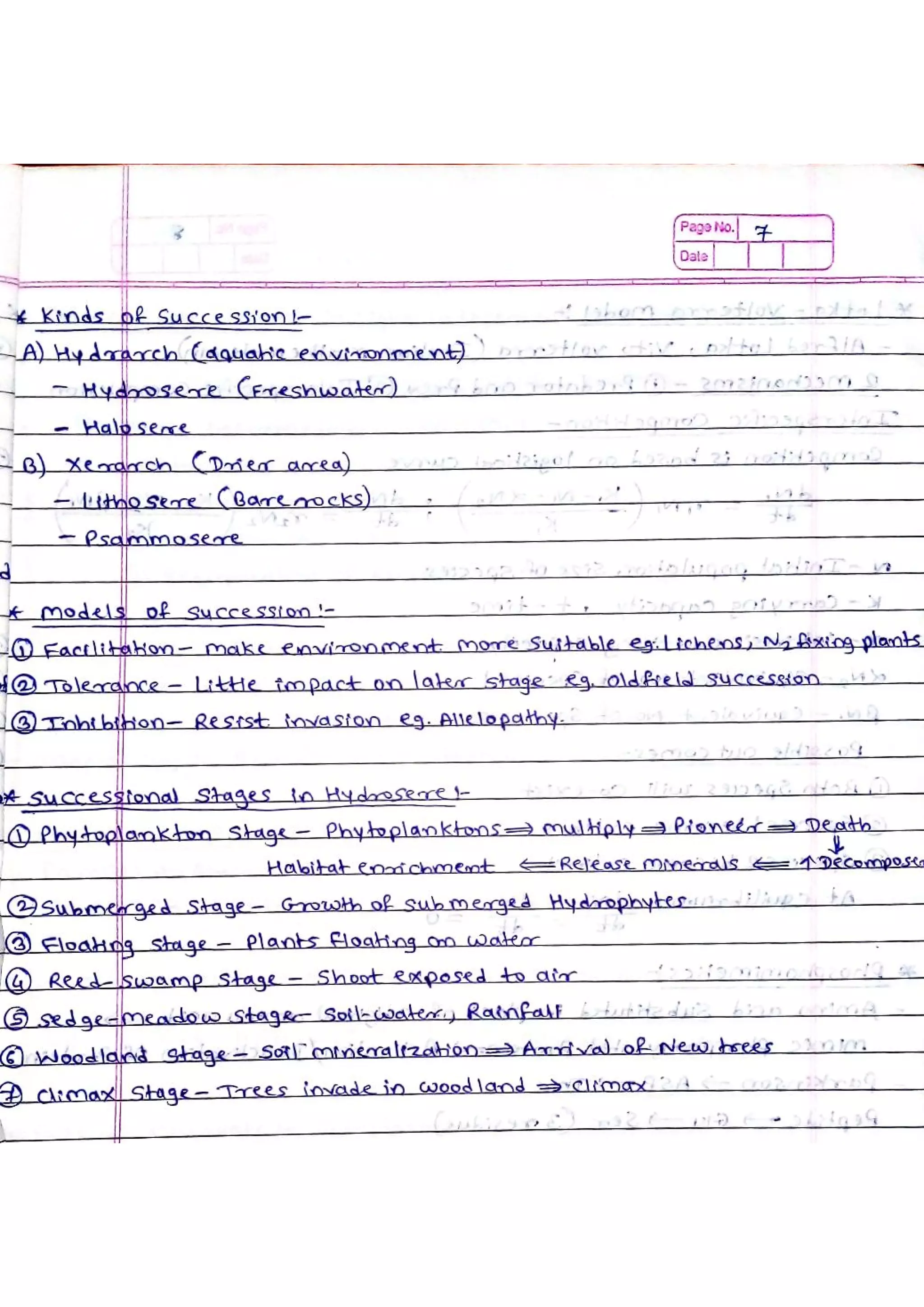Ecological Succession | PDF
