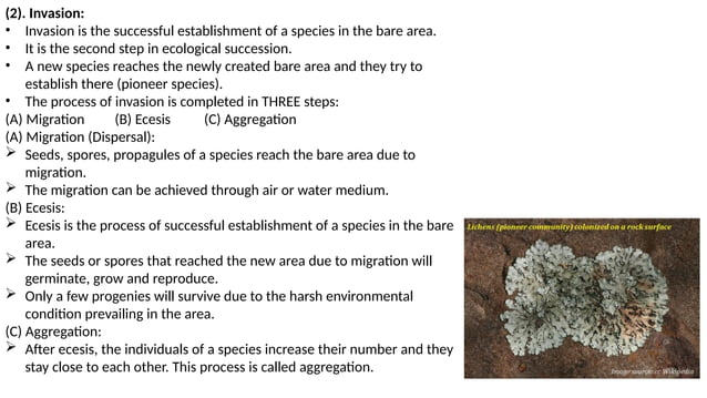 Ecological succession , introduction, ecological succession | PPTX