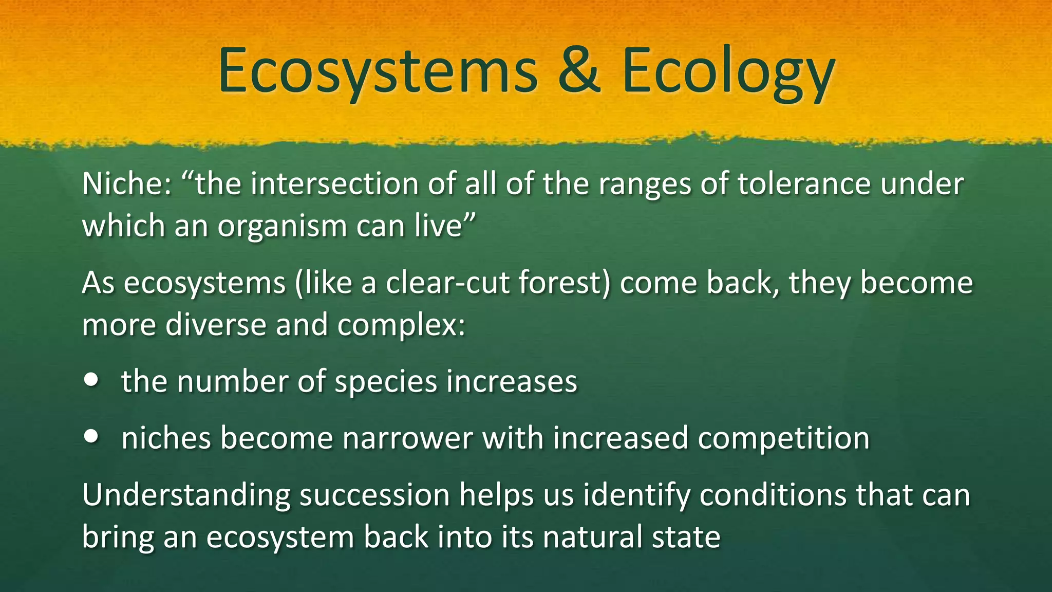 Ecological systems | PPTX