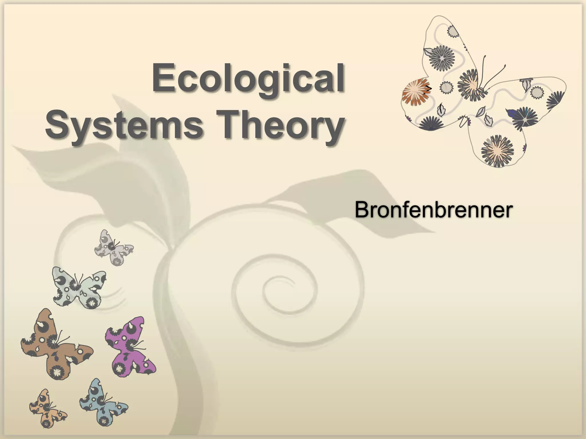 Ecological systems theory | PPSX