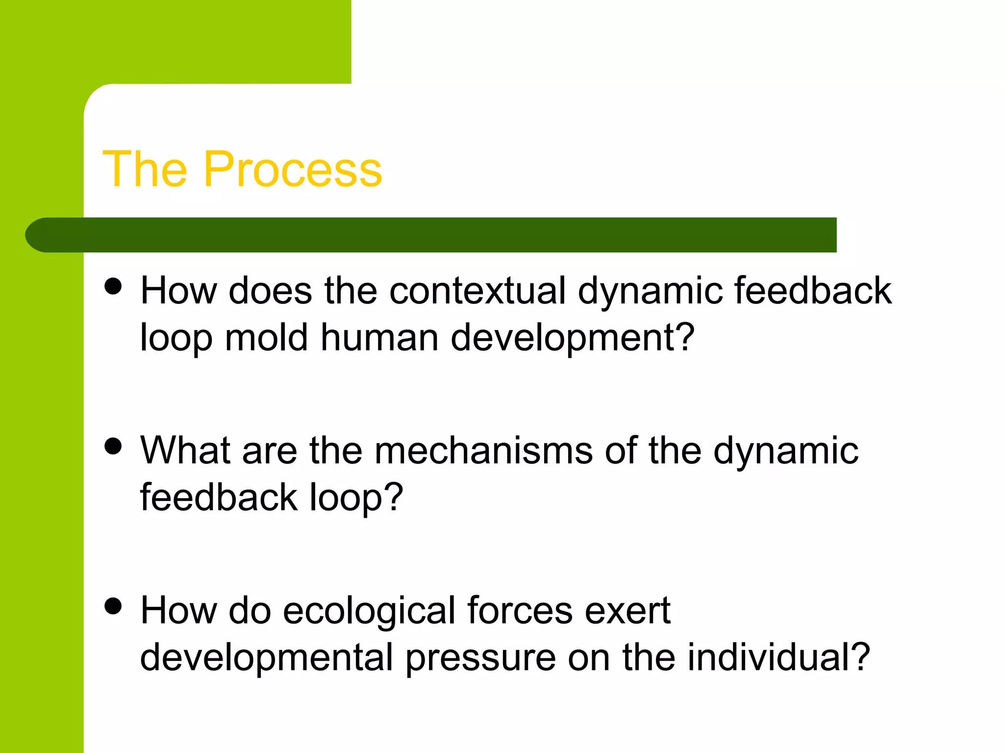 Ecological theory of human development | PPT