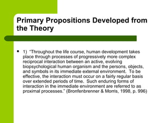 Ecological theory of human development | PPT