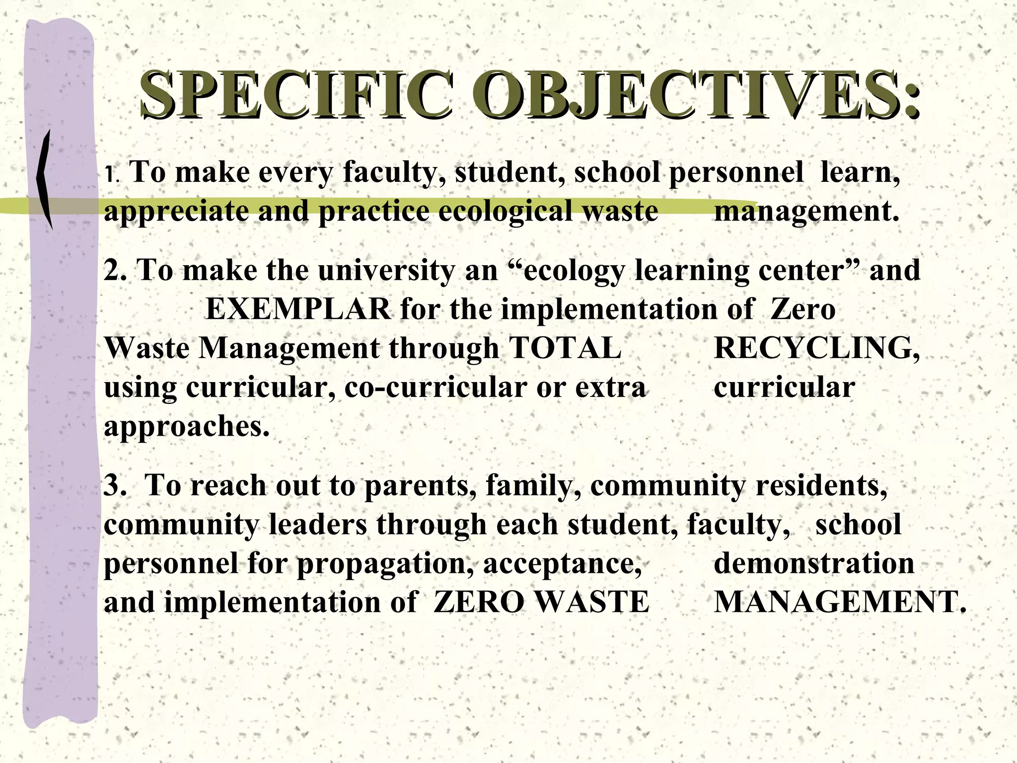 Zero Waste Management for Schools: A module prepared by Prof. Liwayway ...